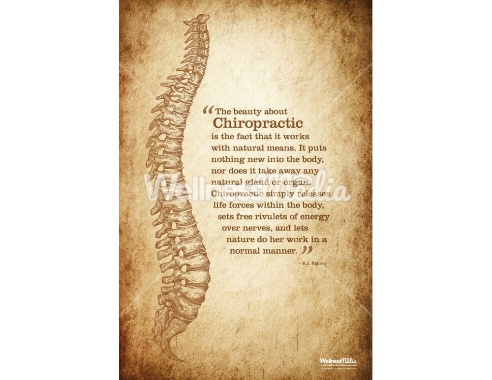 The Beauty of Chiropractic Poster
