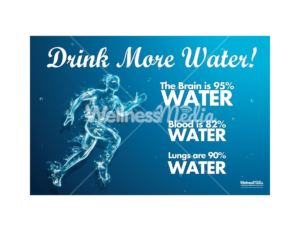 Drink More Water Poster