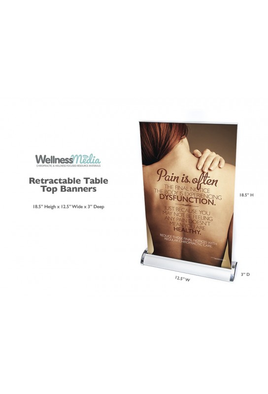 Chiropractic Noticing Pain Banner