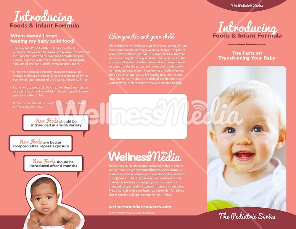 Introducing Foods and Infant Formula Brochure